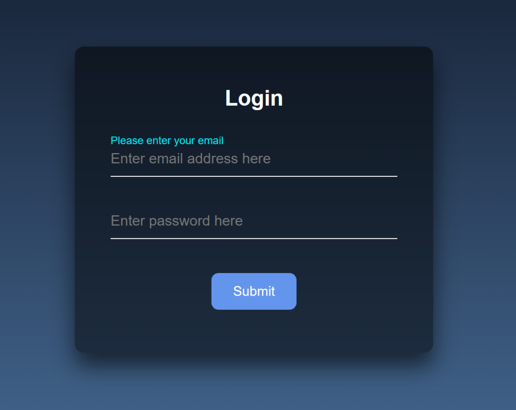 Create A Login Form In React Typescript Tech Insights